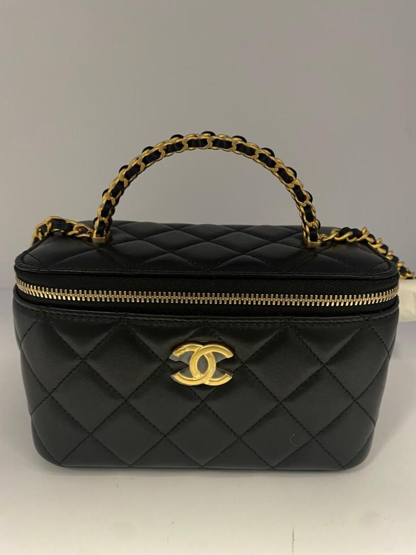 CHANEL 22K Rectangle Vanity Case, Luxury, Bags & Wallets on Carousell