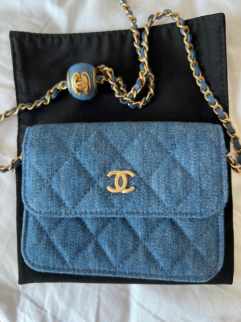 chanel demin waist pack, Women's Fashion, Bags & Wallets, Purses ...