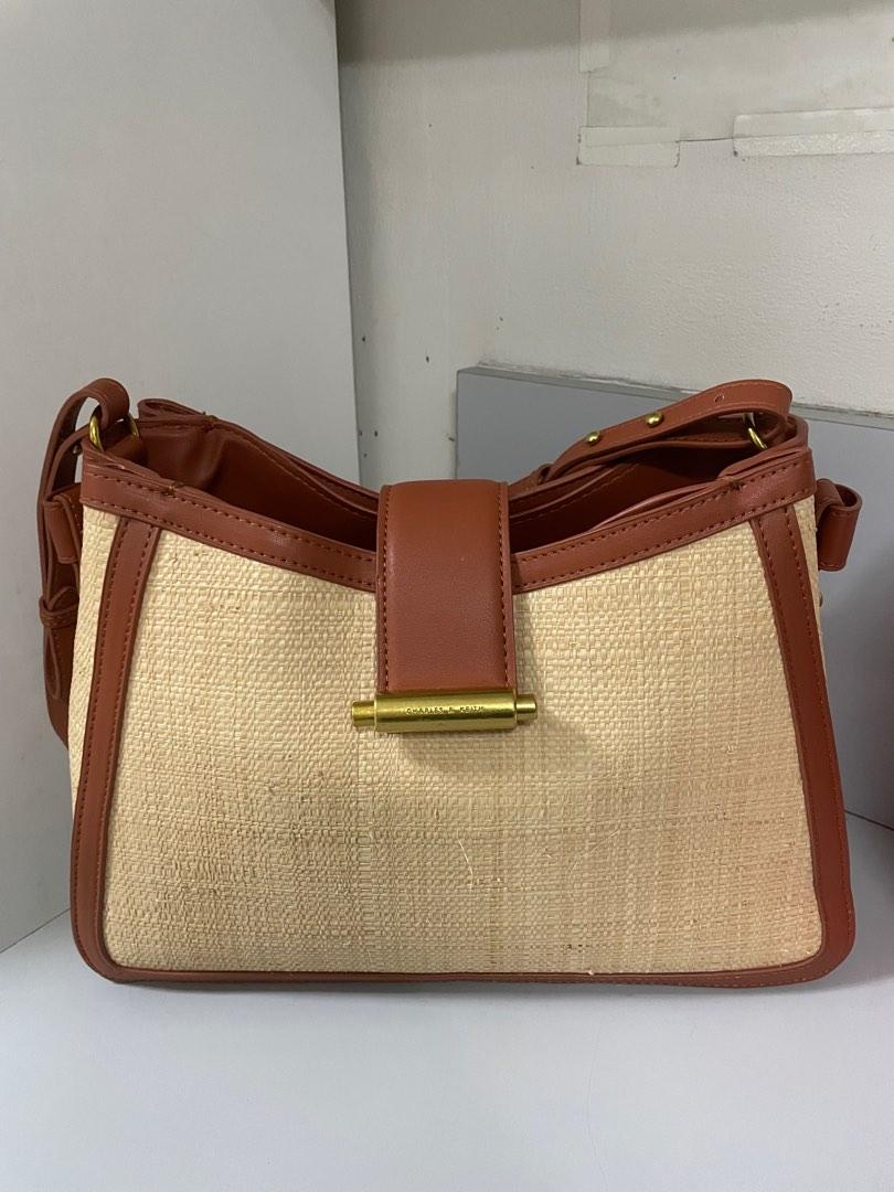 Charles & Keith Lola Belted Hobo Bag, Women's Fashion, Bags & Wallets ...