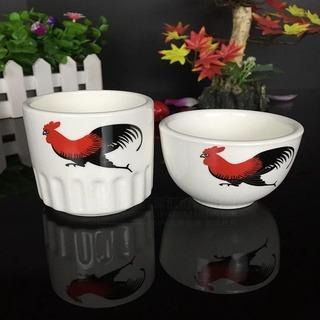 CHICKEN COCK DESIGN CHINESE TEA CUP 6PCS 公鸡江中杯, Health & Nutrition ...