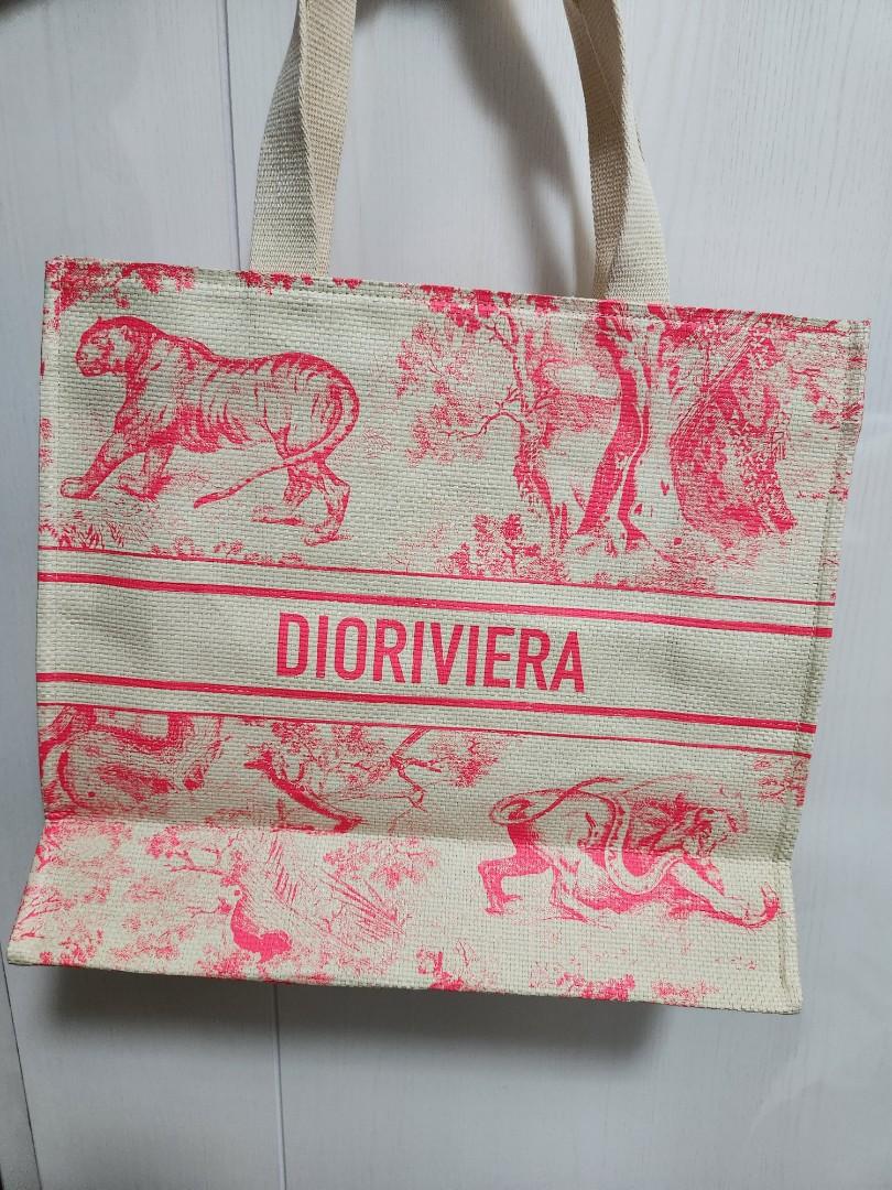 Christian Dior Riviera Tote Straw Bag Dioriviera, Luxury, Bags ...