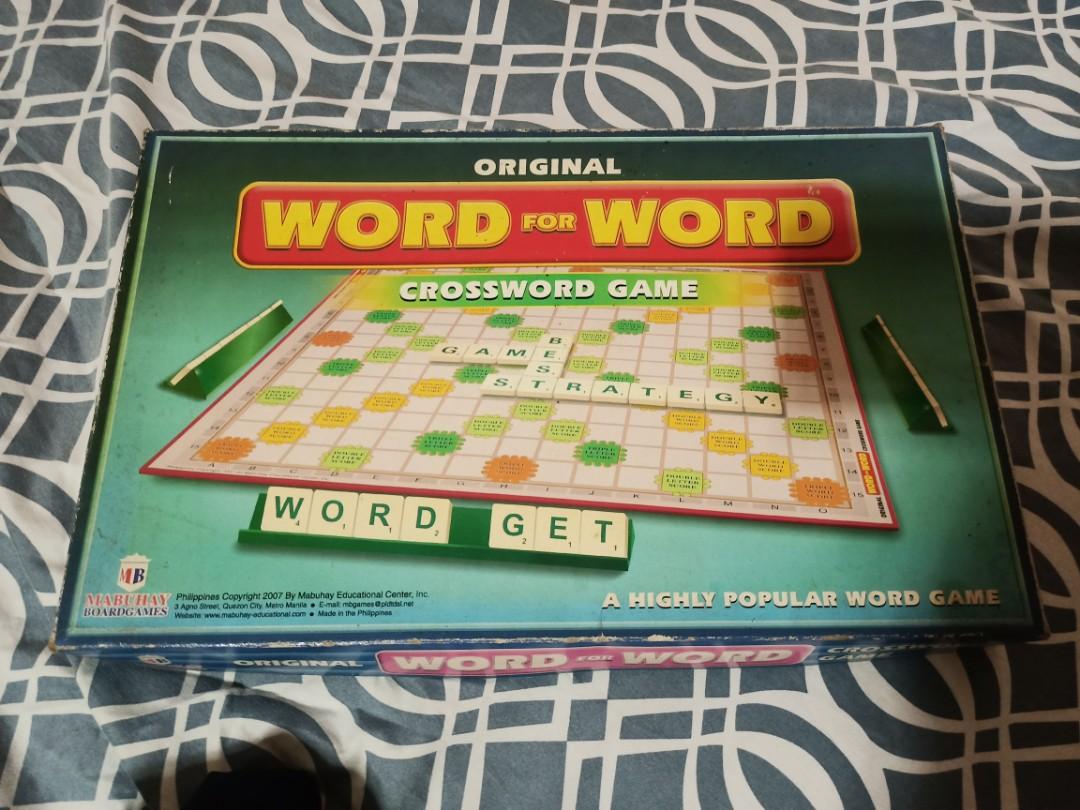 CLASSIC ORIGINAL WORD FOR WORD SCRABBLE, Hobbies & Toys, Toys & Games ...