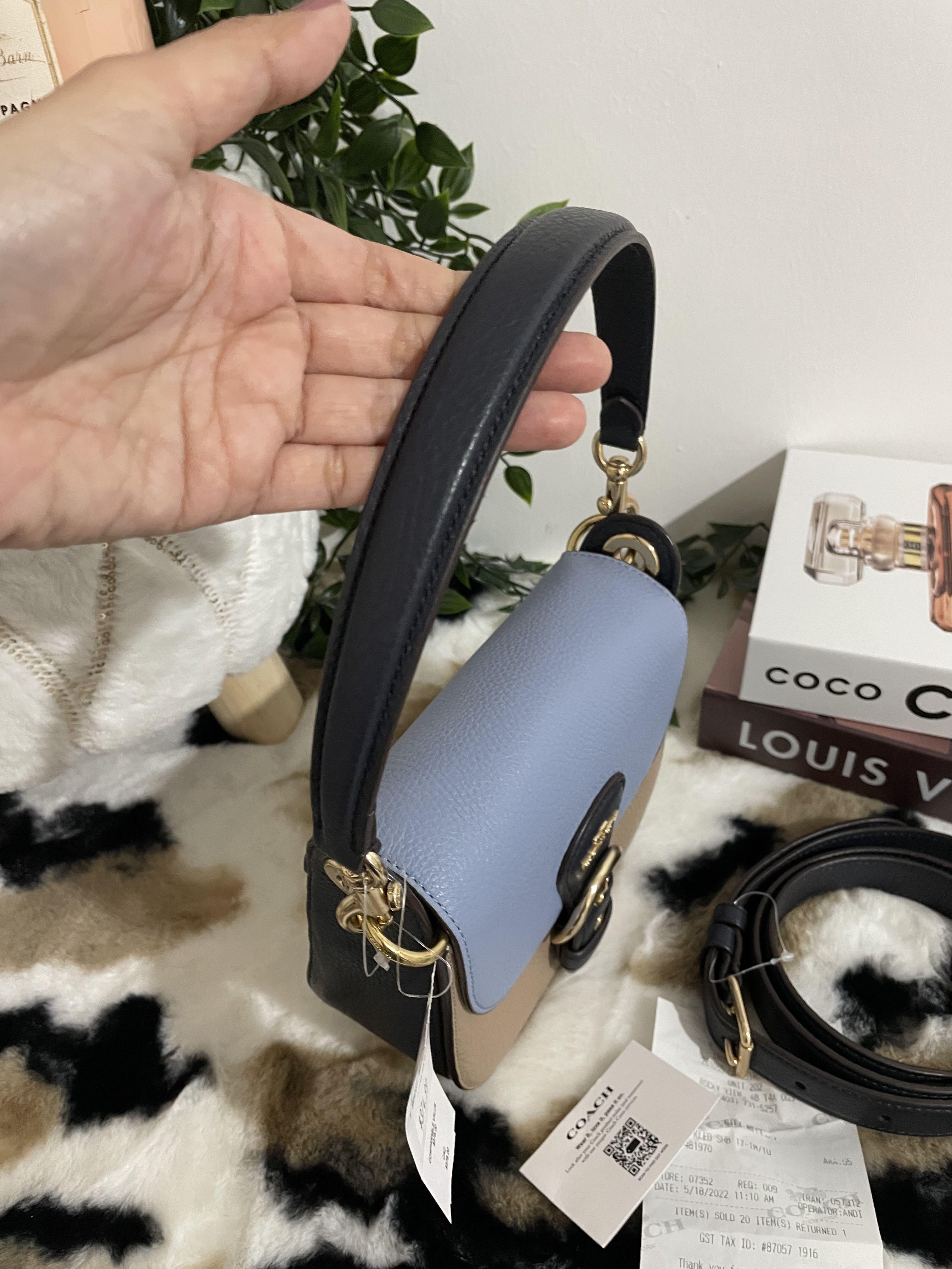 coach kleo shoulder bag 17 in colorblock, Women's Fashion, Bags ...