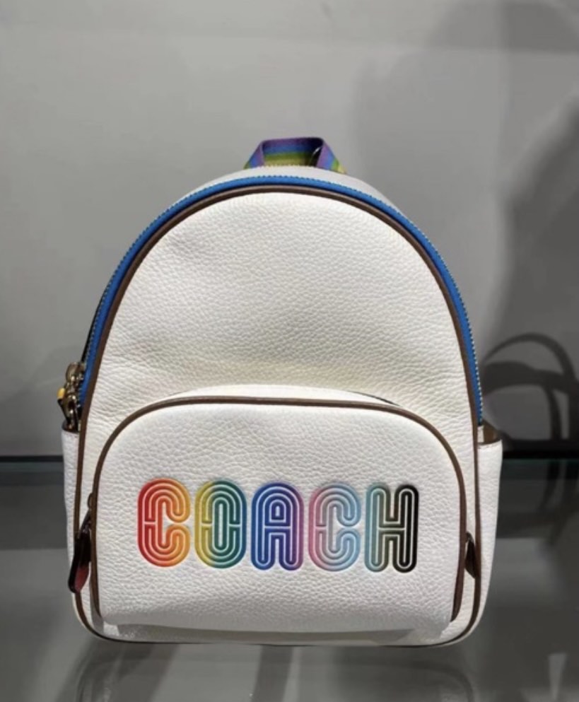 Coach Rainbow Patches Backpack, Women's Fashion, Bags & Wallets ...