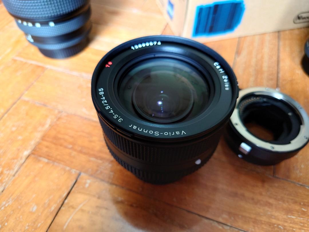 Contax N Series Lenses for Sony E Mount cameras (via Finger adapter ...