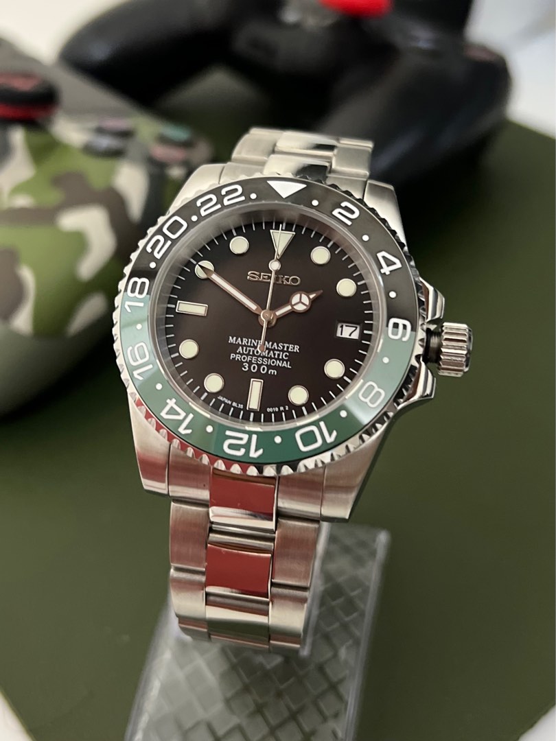 Custom Seiko Sprite (NH35A auto movement), Luxury, Watches on Carousell