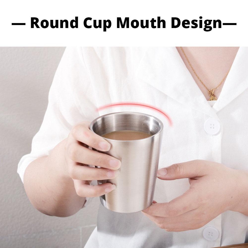 Double Wall Insulated Stainless Steel Cup / Metal Cup / Gold Cup ...