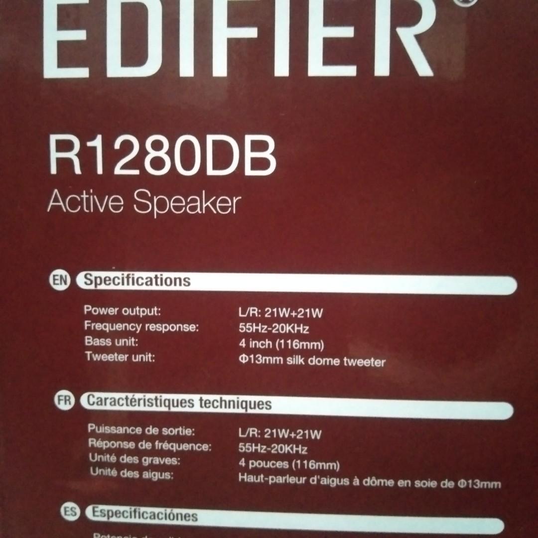 EDIFIER R1280DB (BRAND NEW,SEALED), Audio, Soundbars, Speakers ...