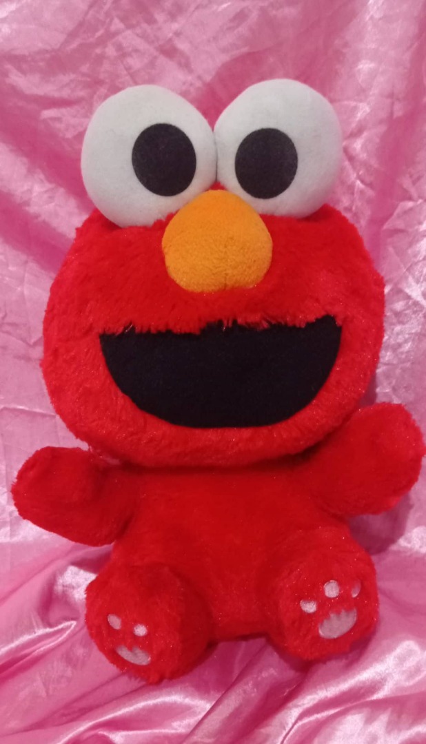 Elmo Pink tail Sesame street Big Plush 14", Hobbies & Toys, Toys ...
