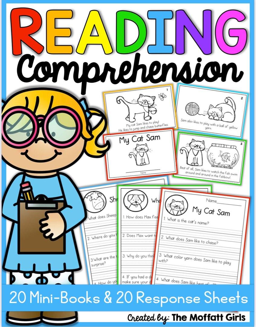 English Reading Comprehension Worksheet for children preschoolers K1, K2 & P1, Hobbies & Toys ...