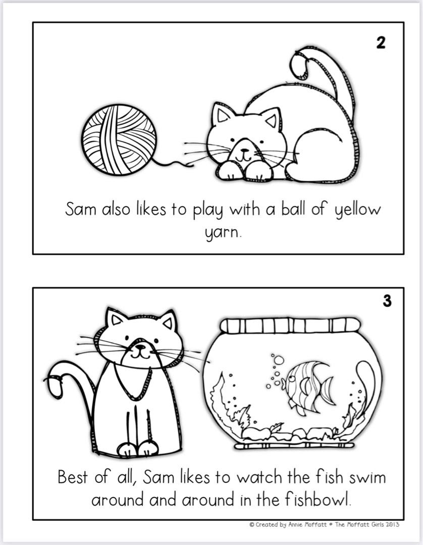 English Reading Comprehension Worksheet for children preschoolers K1 ...