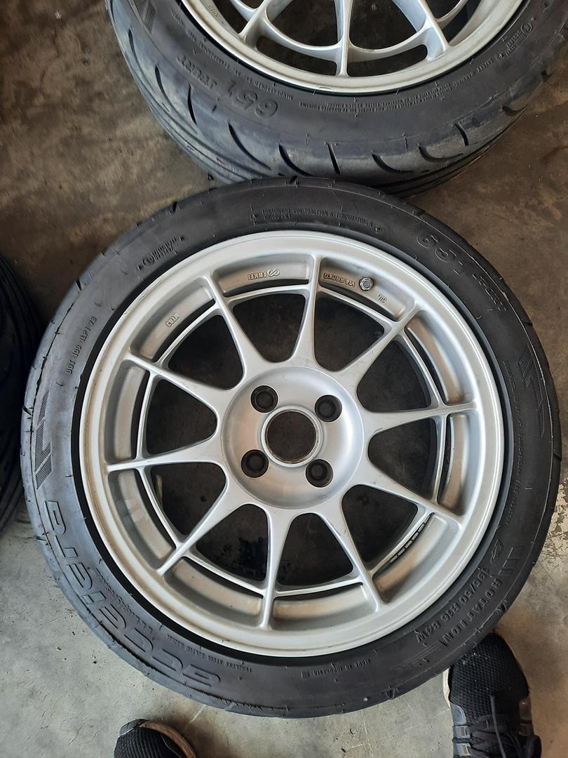 Enkei NT03 Spider 16x7 +43 4x100, Auto Accessories on Carousell