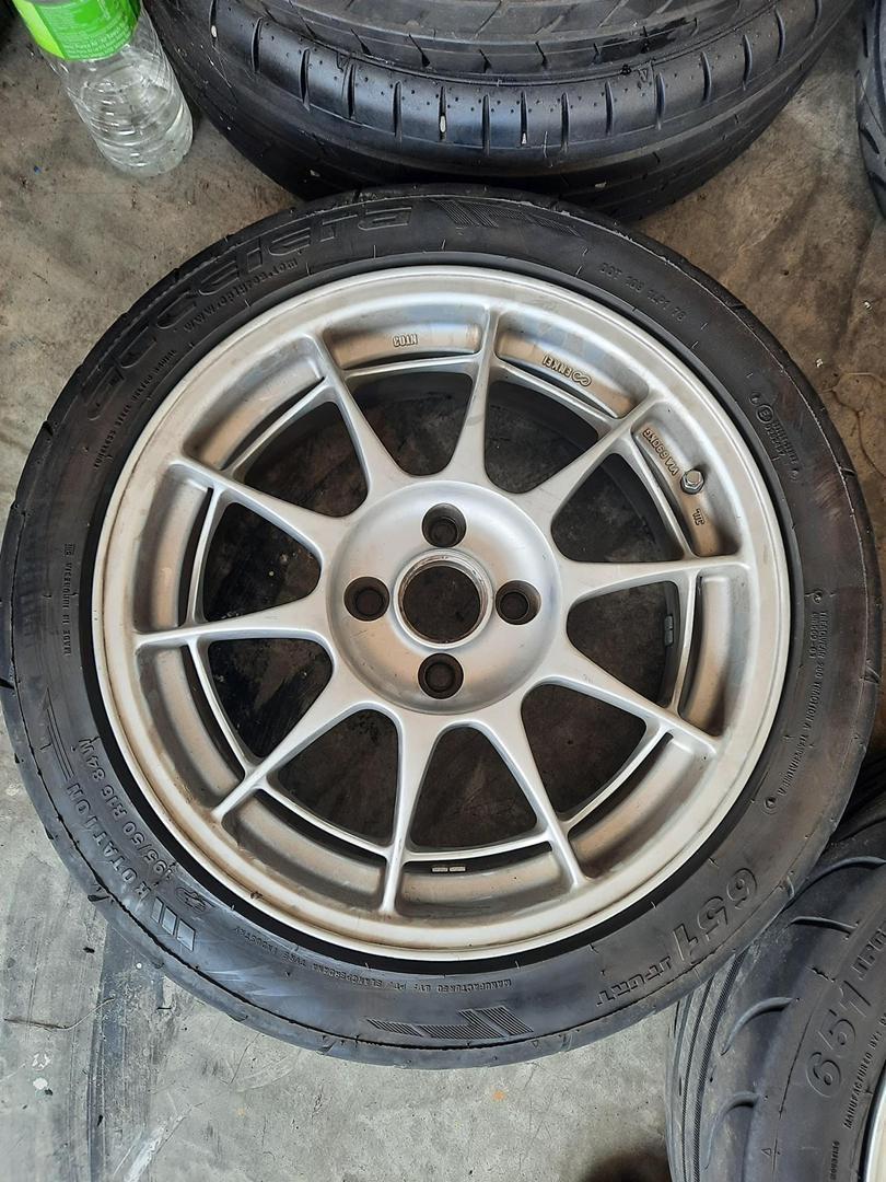 Enkei NT03 Spider 16x7 +43 4x100, Auto Accessories on Carousell