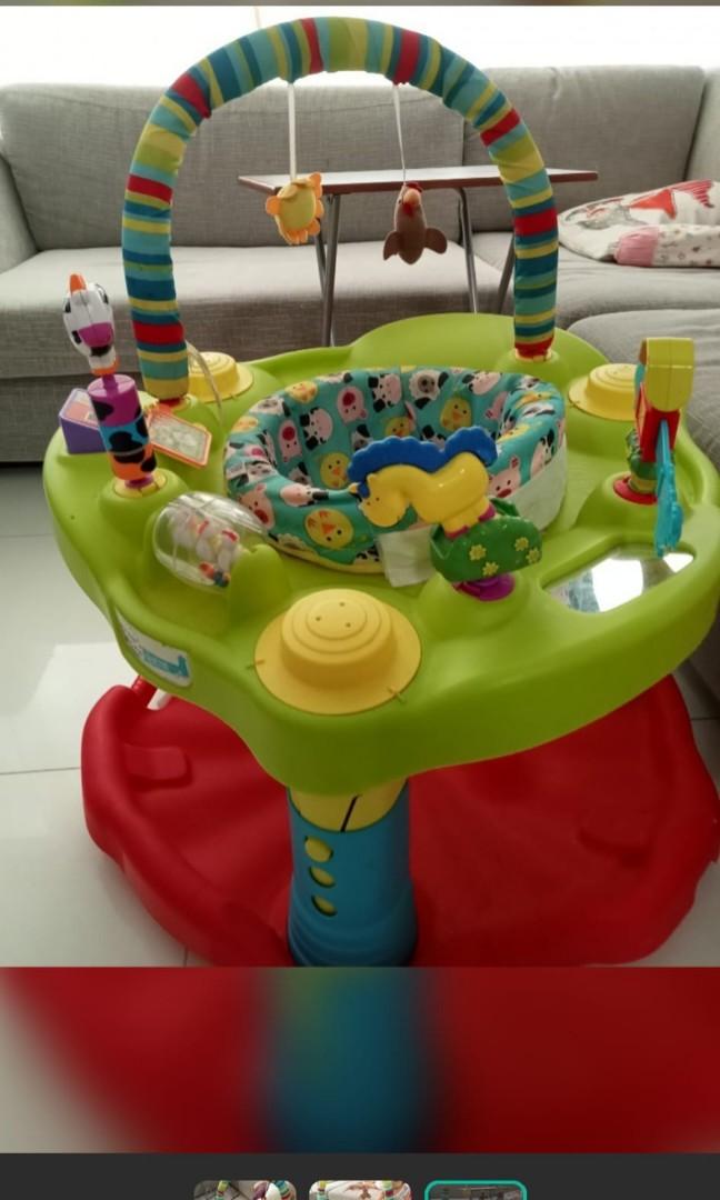 Evenflo Exersaucer Bounce & Learn, Babies & Kids, Infant Playtime on ...