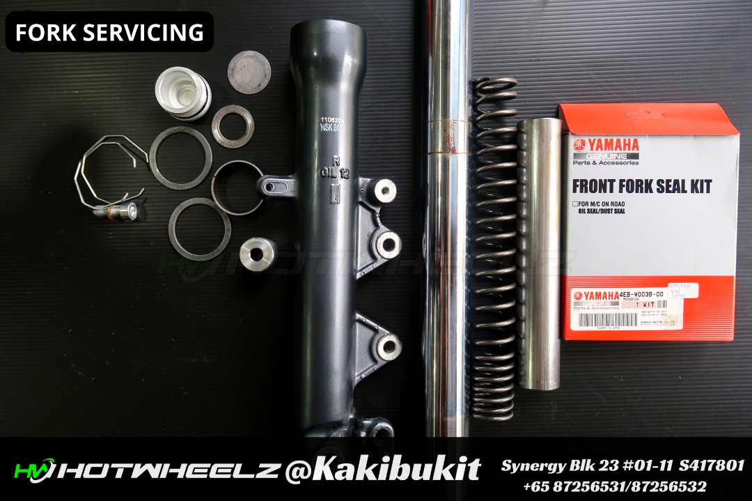 FORK SERVICING-YAMAHA R15, Motorcycles, Motorcycle Accessories on Carousell