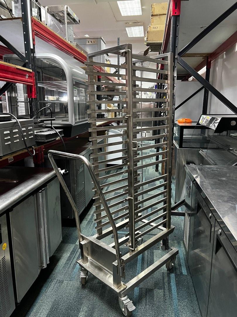 GN pan trolley for combi oven 20 x gn1/1 / combi oven trolley, TV ...