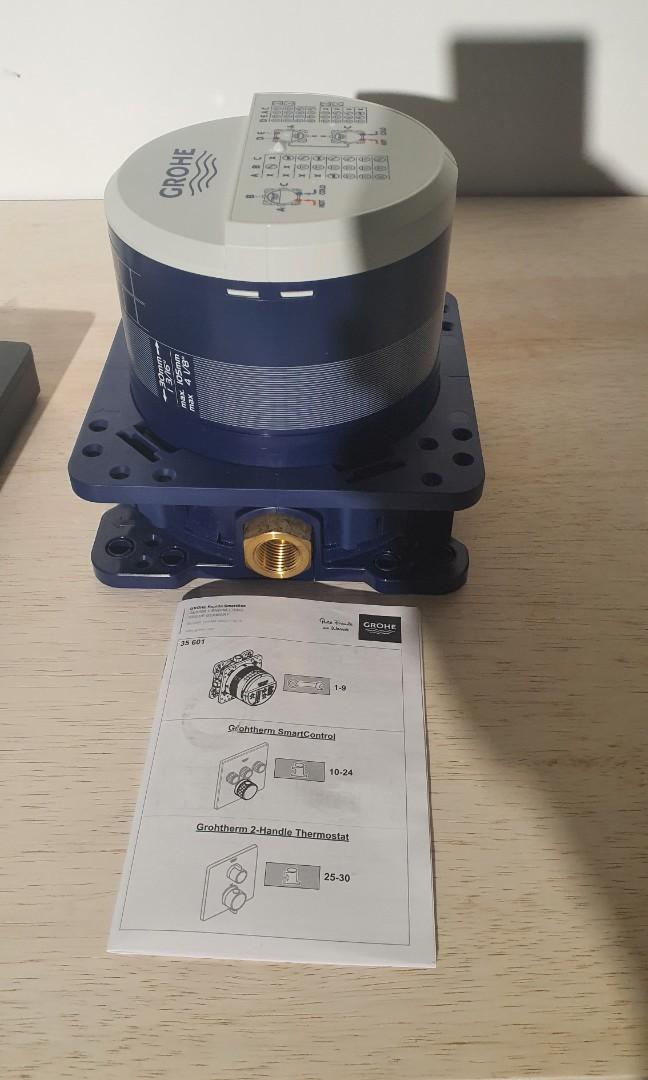 Grohe 35601000 Rapido Smartbox Universal Rough-In Box, StarLight Chrome ...