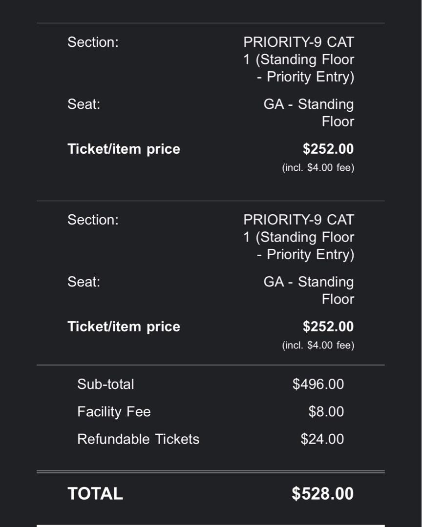 X 2 Guns N’ Roses CAT 1 tickets (CLOSEST TO STAGE), Tickets & Vouchers ...
