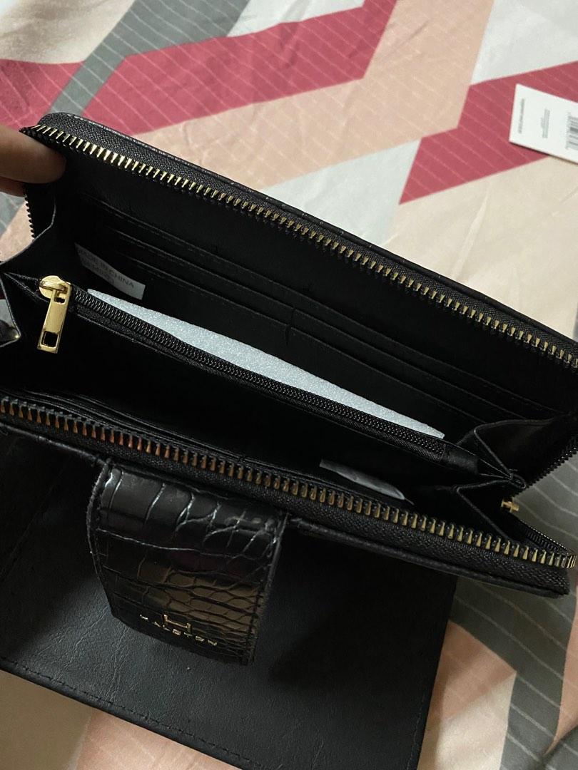 Halston Wristlet wallet in Black, Women's Fashion, Bags & Wallets ...