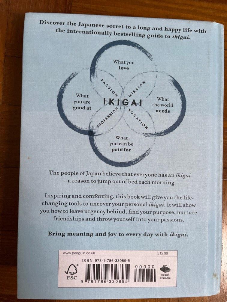 Hardcover Ikigai The Japanese Secret To A Long And Happy Life