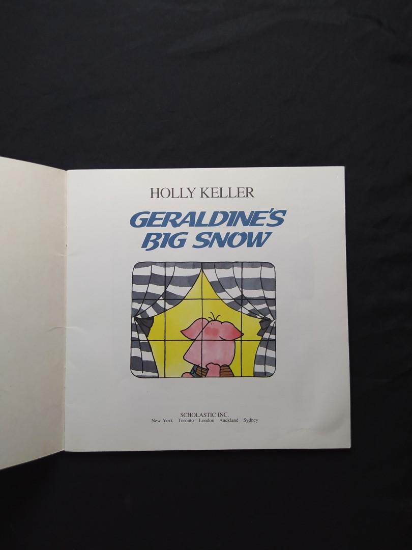 Holly Keller- Geraldines Big Snow, Hobbies & Toys, Books & Magazines ...