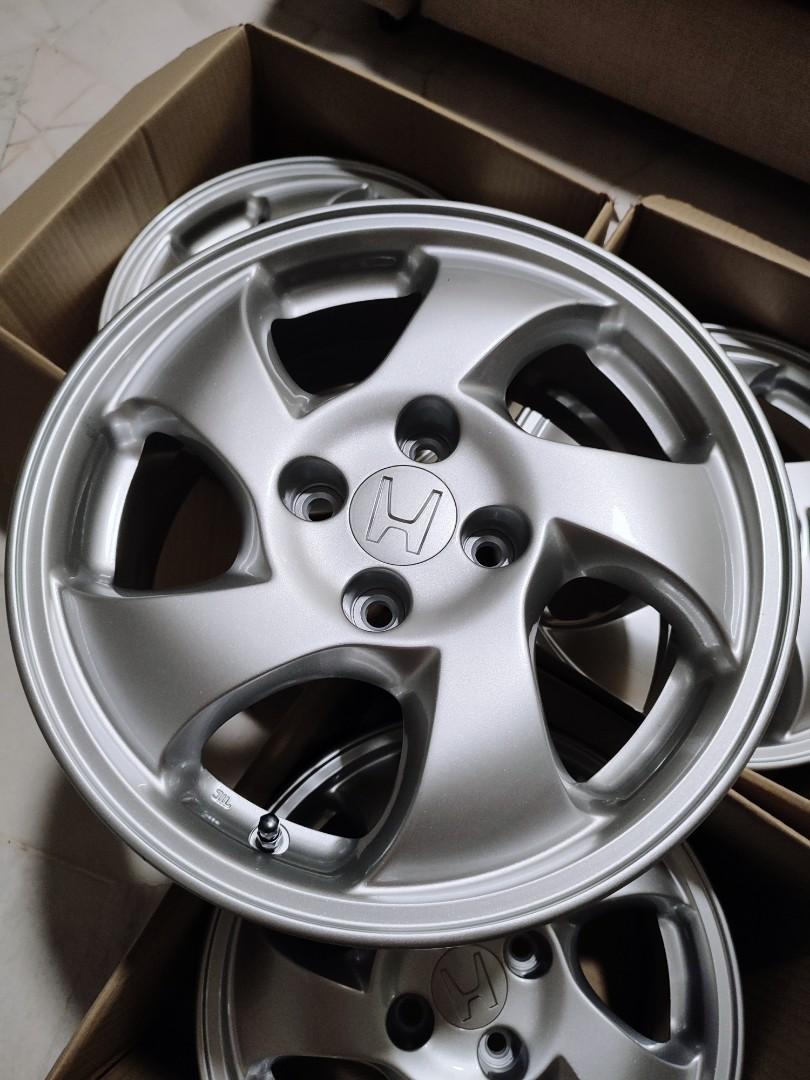 Honda Civic Ek4 SIR wheels 15"x6jj Rare, Auto Accessories on Carousell