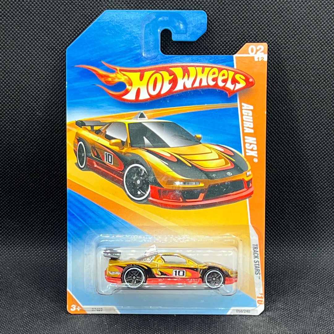 Hot Wheels 2010 Track Stars Series #58 Honda sports car Acura NSX Mtflk ...