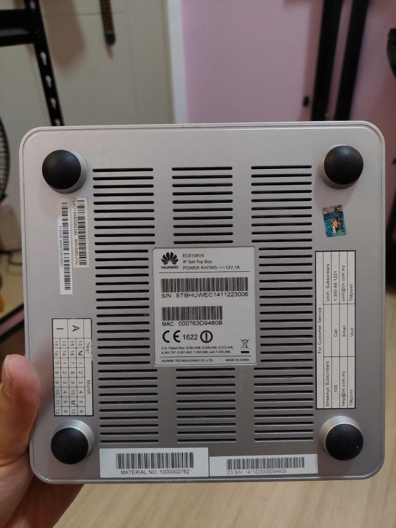 HyppTV SET-TOP BOX STB-HUAWEI-EC6106V5-TM, Computers & Tech, Parts ...