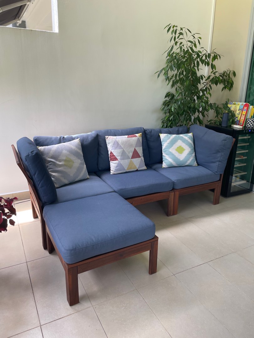 IKEA APPLARO outdoor sofa, Furniture & Home Living, Outdoor Furniture ...