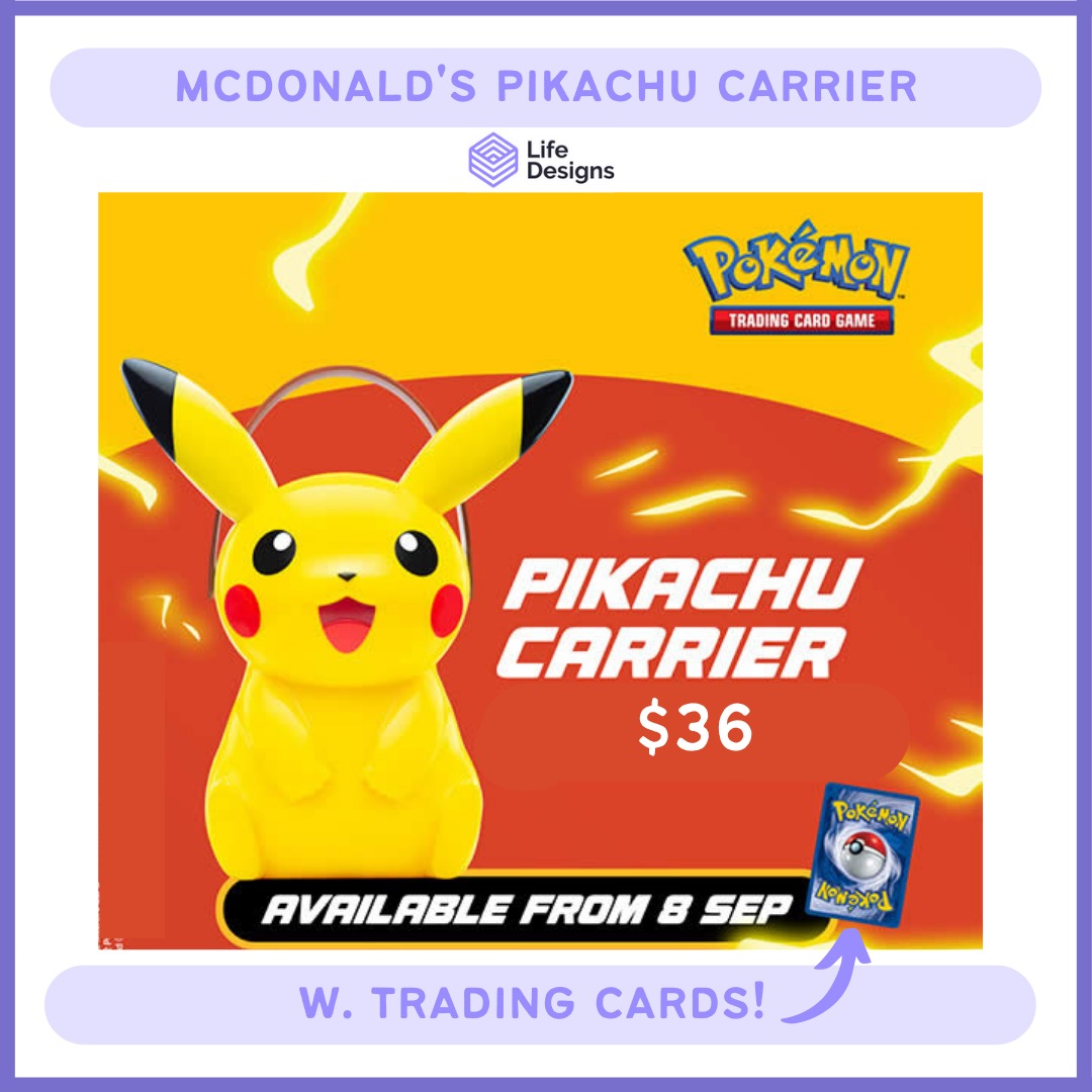 [INSTOCK] McDonald's Limited Pikachu Carrier, Hobbies & Toys, Toys ...