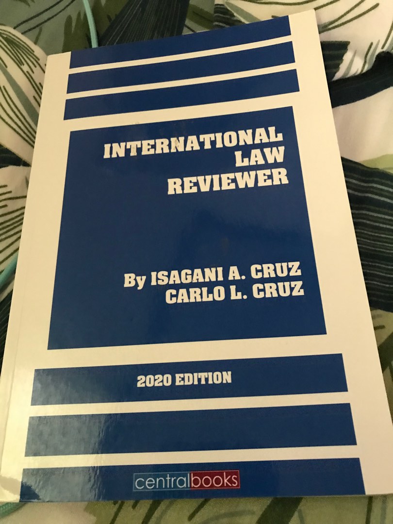 International Law Review Isagani Cruz Carlo L Cruz 2020, Hobbies & Toys ...