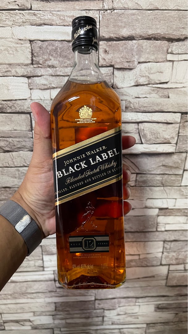 Johnny Walker Black Level 12 Years old, Food & Drinks, Alcoholic ...