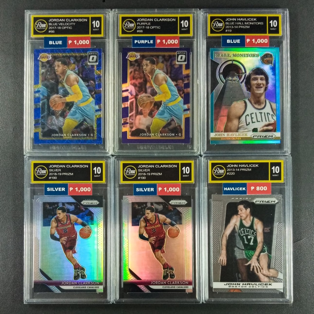 Jordan Clarkson, John Havlicek NBA Cards in a Slab Case, Hobbies & Toys ...