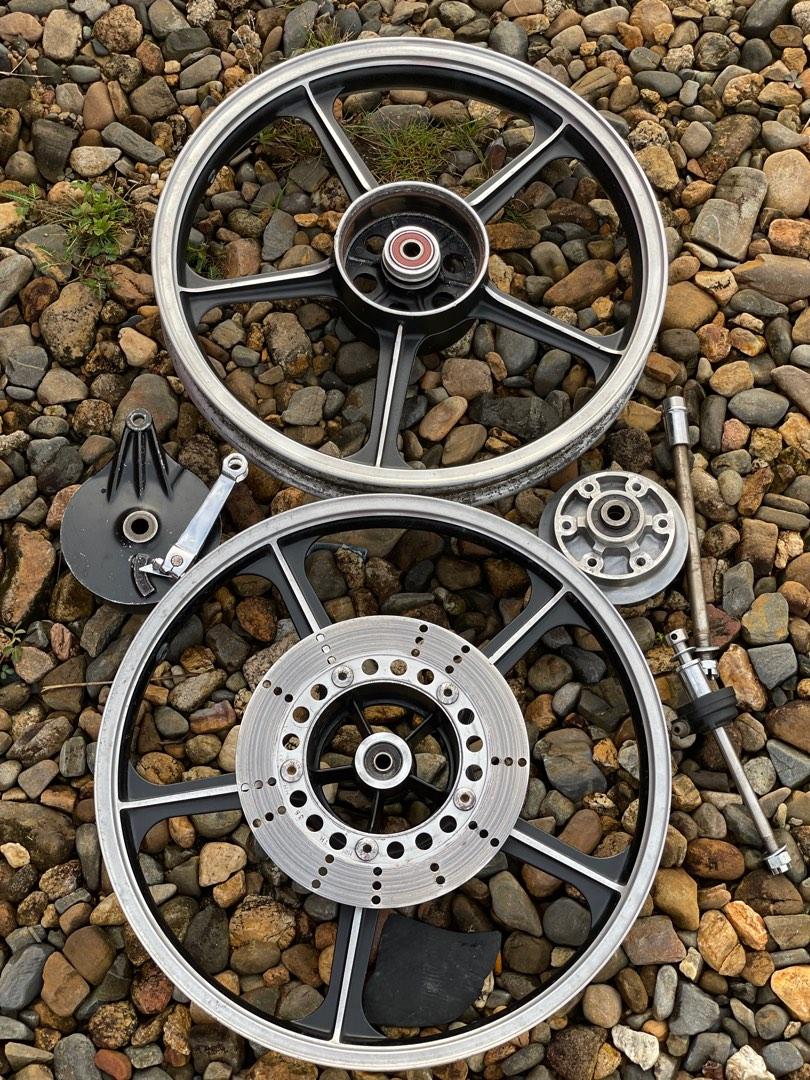 KAWASAKI RIM KH100 FULL ORIGINAL, Motorbikes on Carousell