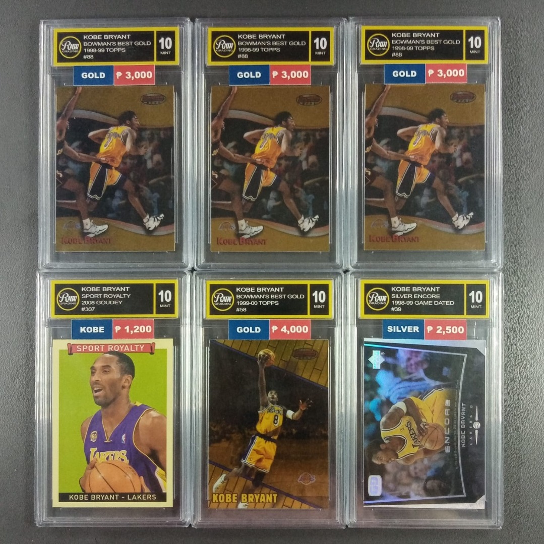 Kobe Bryant NBA Cards on a Slab Case *Snap Open Re-usable Case, Hobbies ...