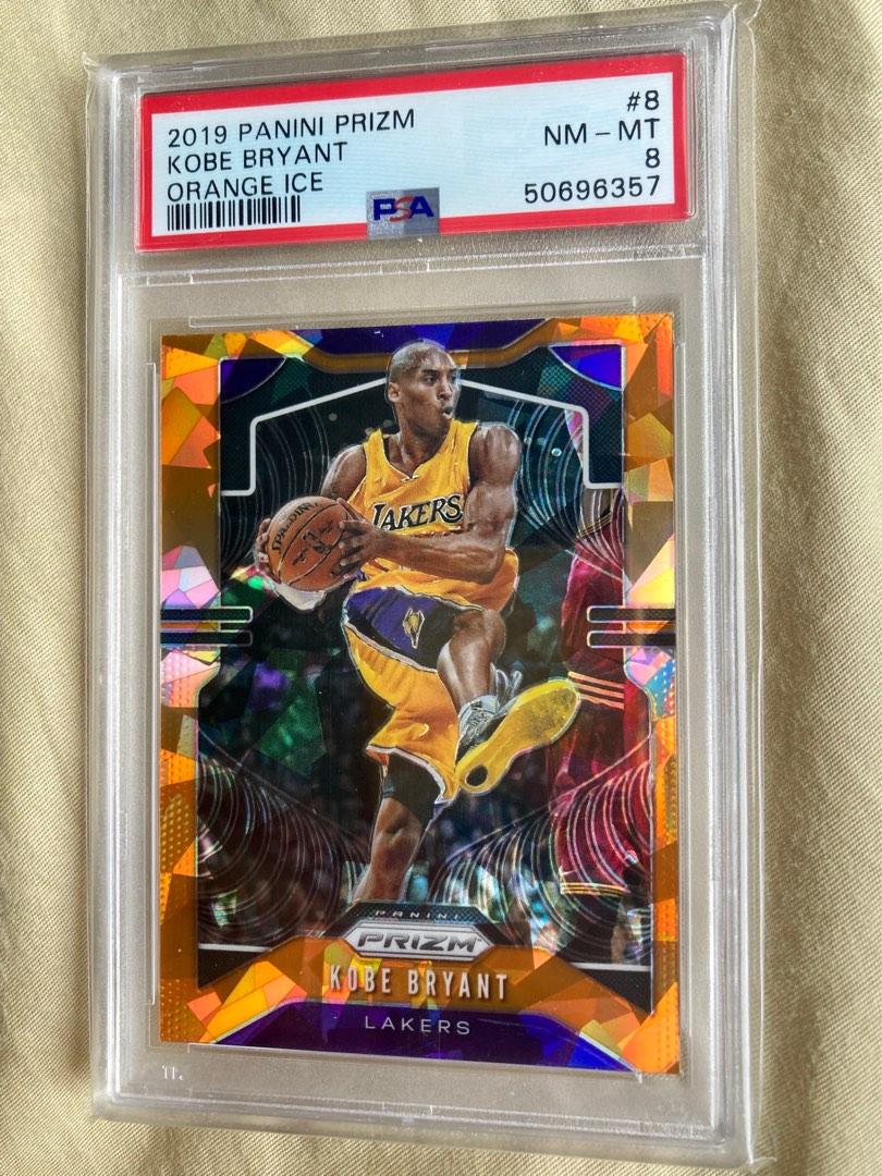 Kobe Bryant Orange Ice Prizm PSA8, Hobbies & Toys, Memorabilia ...
