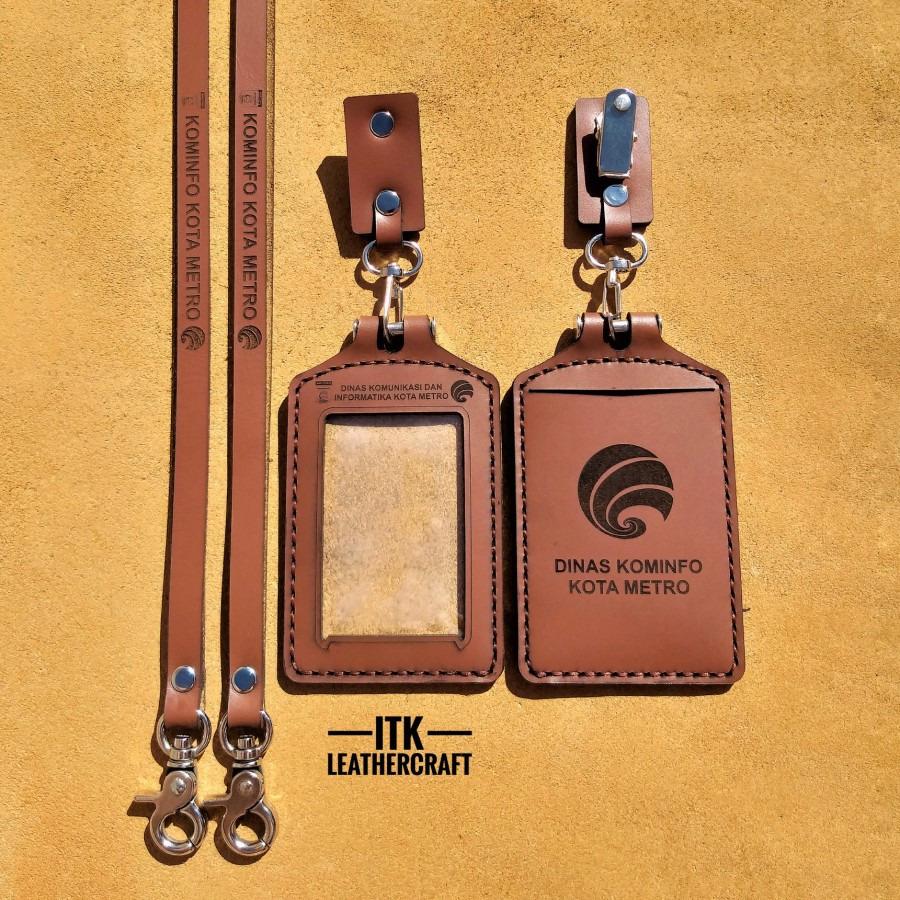 Lanyard ID Card Kulit Asli, Aksesoris Mobil di Carousell
