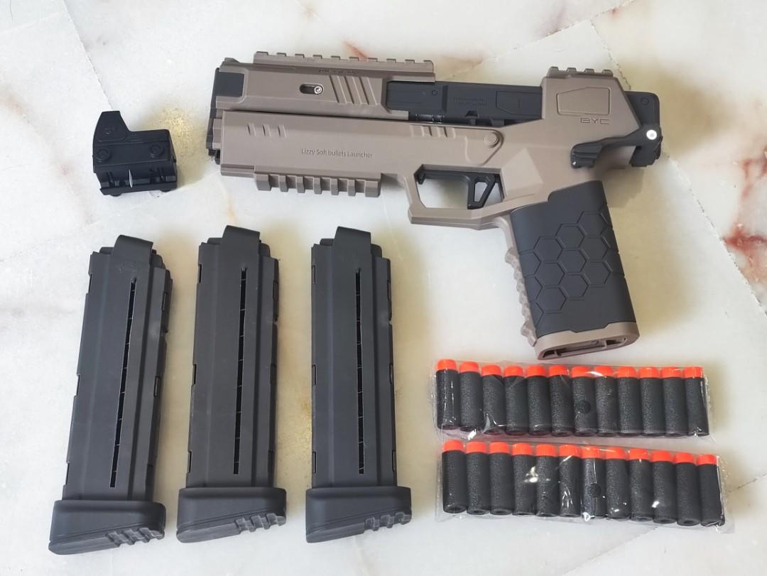 Sold Out Lizzy 2. 0 Gecko Nerf Blaster for kids, Hobbies & Toys, Toys ...