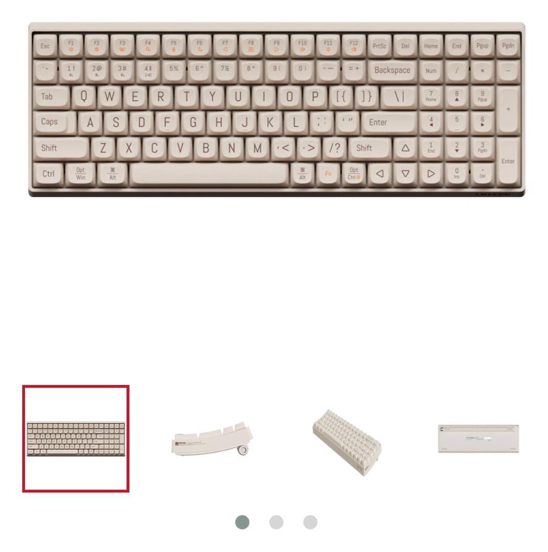100 key LOFREE TOUCH triple mode mechanical keyboard - Tofu, Computers ...