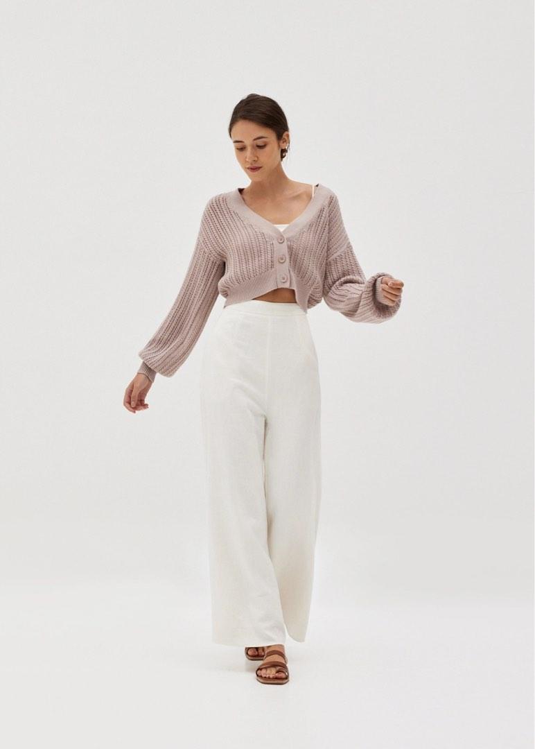 Love Bonito Evalene Puff Sleeve Cardigan, Women's Fashion, Coats ...