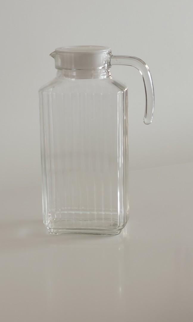 Luminarc Glass Pitcher, Furniture & Home Living, Kitchenware ...