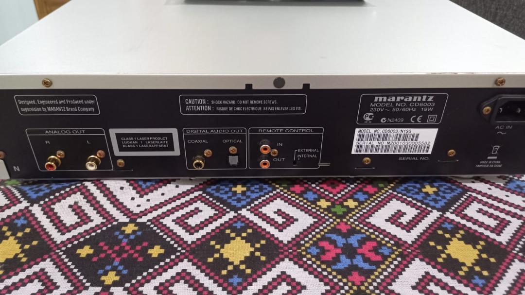Marantz CD6003 CD Player, Audio, Other Audio Equipment on Carousell