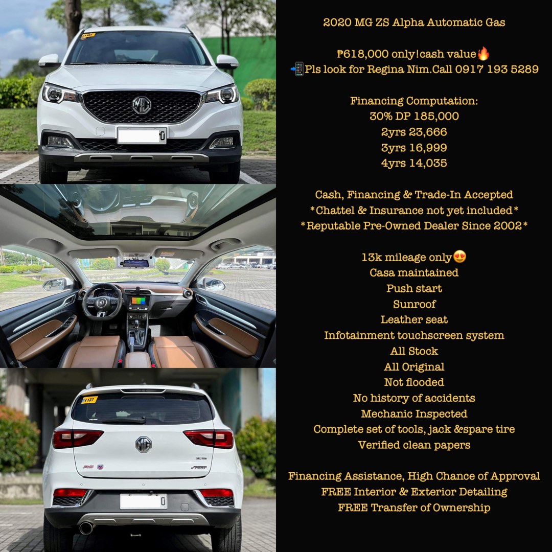 MG ZS, Cars for Sale, Used Cars on Carousell