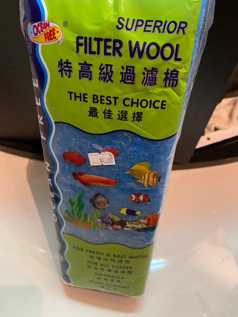 MIKA and OCEAN FREE filter wool | washable, Pet Supplies, Homes & Other ...