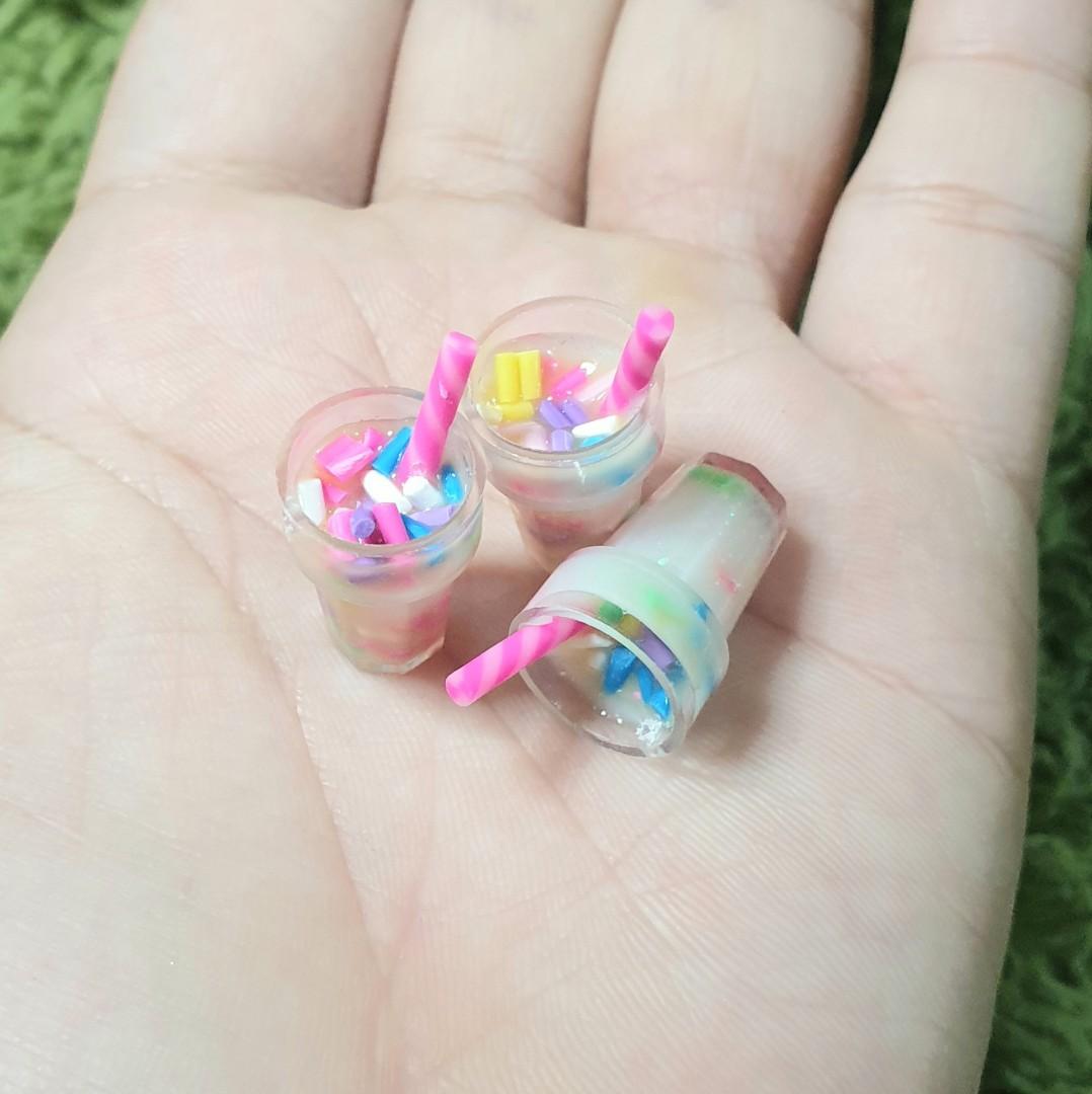 miniature milkshake cute small for dolls barbie size desert drink ...