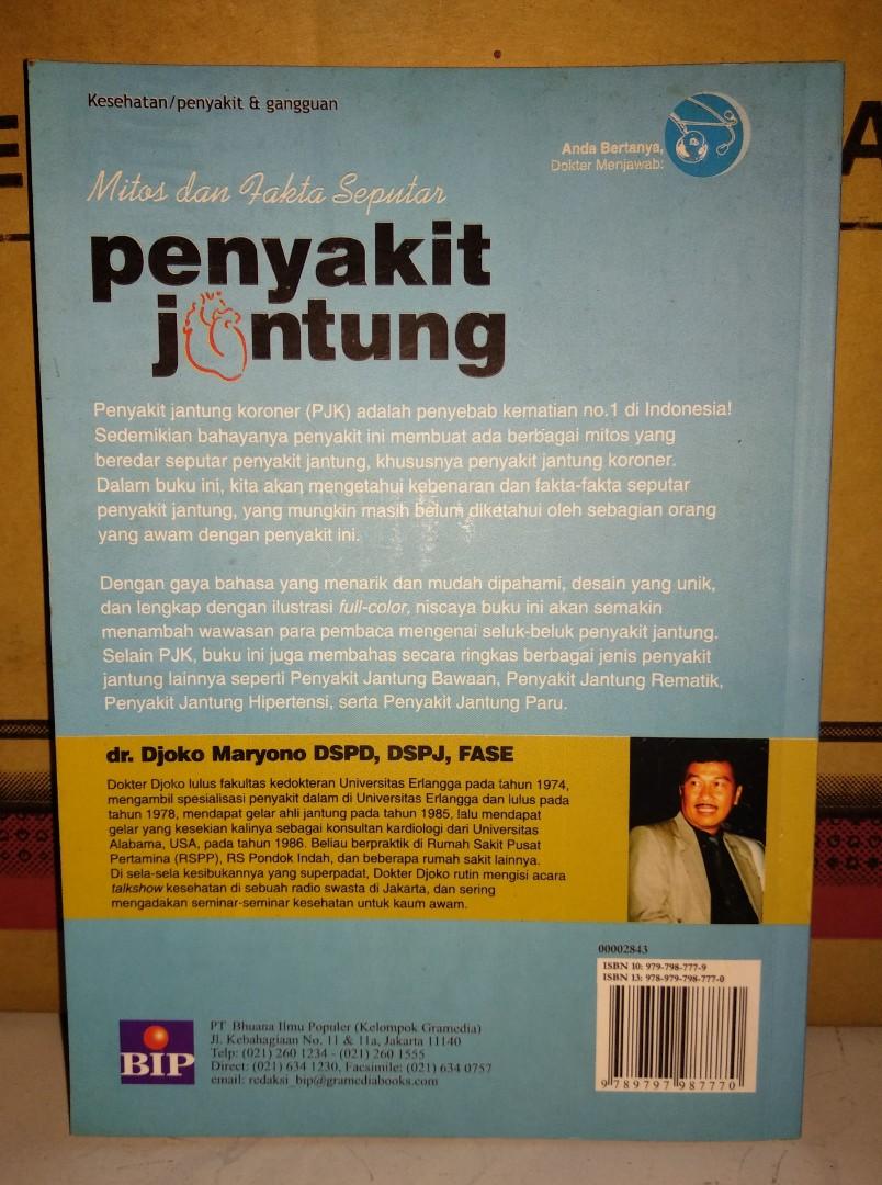 MITOS DAN FAKTA SEPUTAR PENYAKIT JANTUNG, Buku & Alat Tulis, Buku di ... MITOS DAN FAKTA SEPUTAR PENYAKIT JANTUNG, Buku & Alat Tulis, Buku di ...
