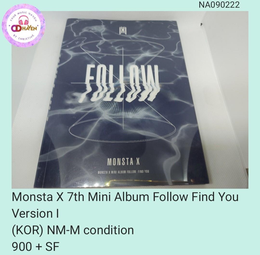 Monsta X 7th Mini Album Follow Find You Version 1 CD (unsealed ...