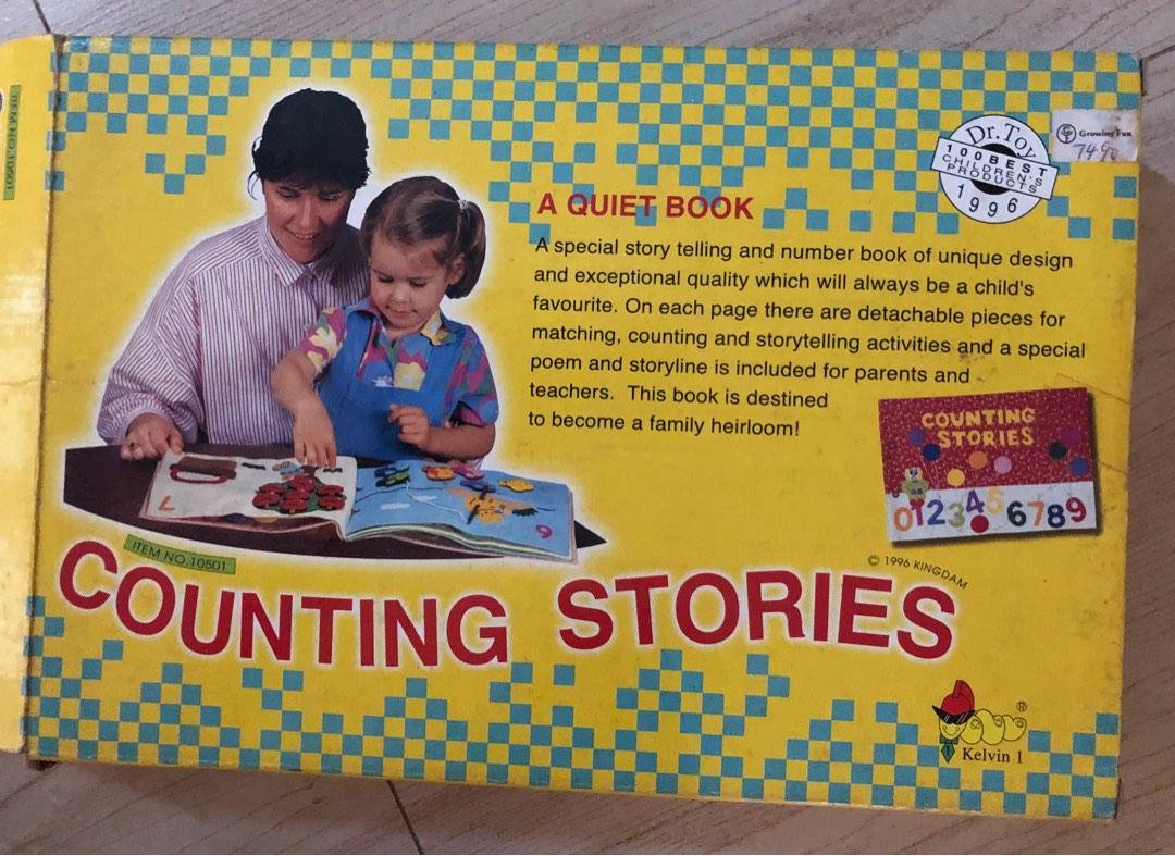 Montessori counting stories soft book brain, Hobbies & Toys, Toys ...