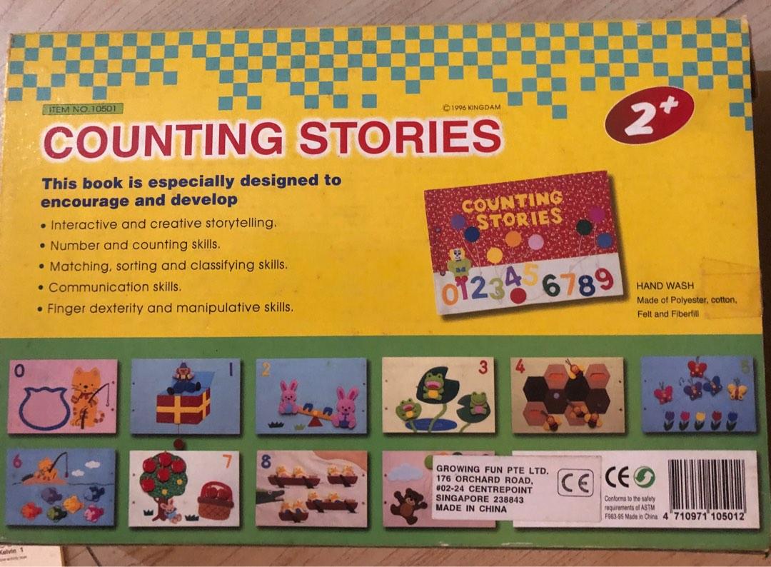 Montessori counting stories soft book brain, Hobbies & Toys, Toys ...