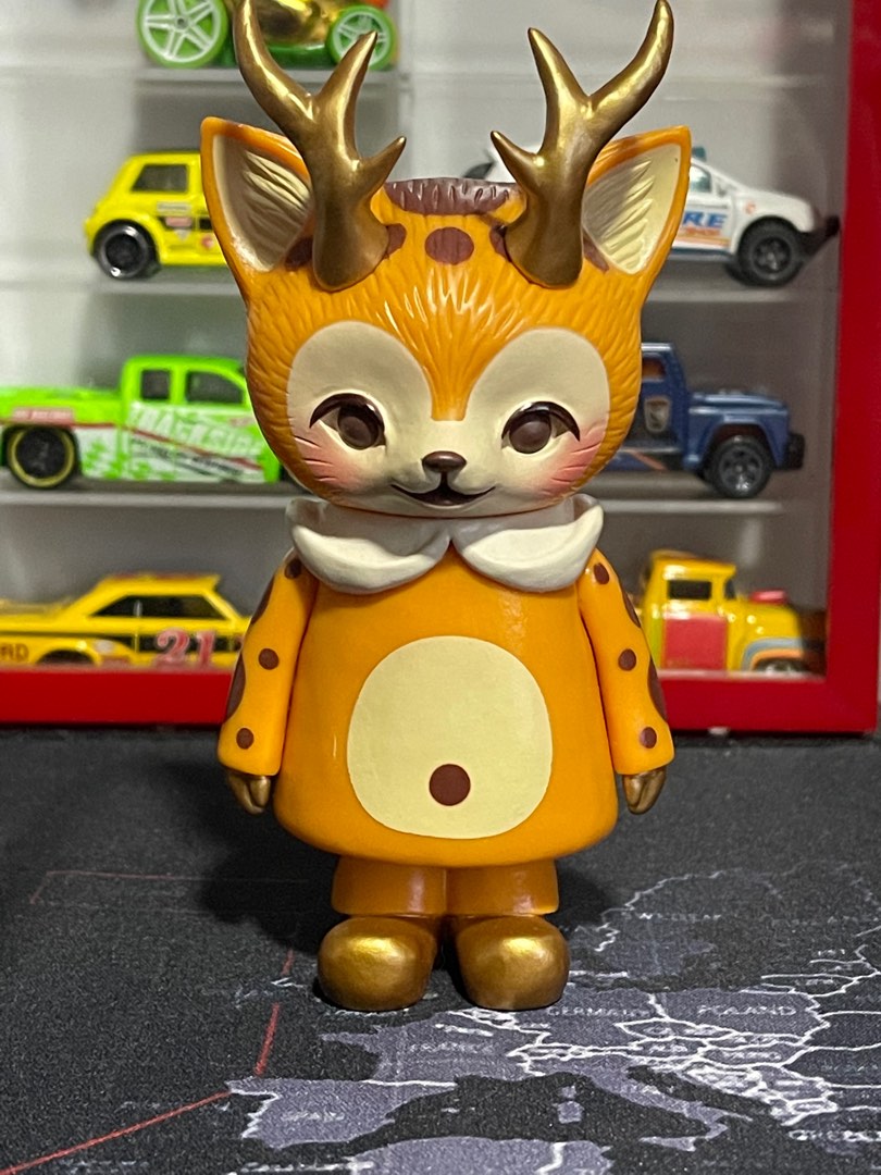 Morris The Cat with Antlers, Hobbies & Toys, Toys & Games on Carousell